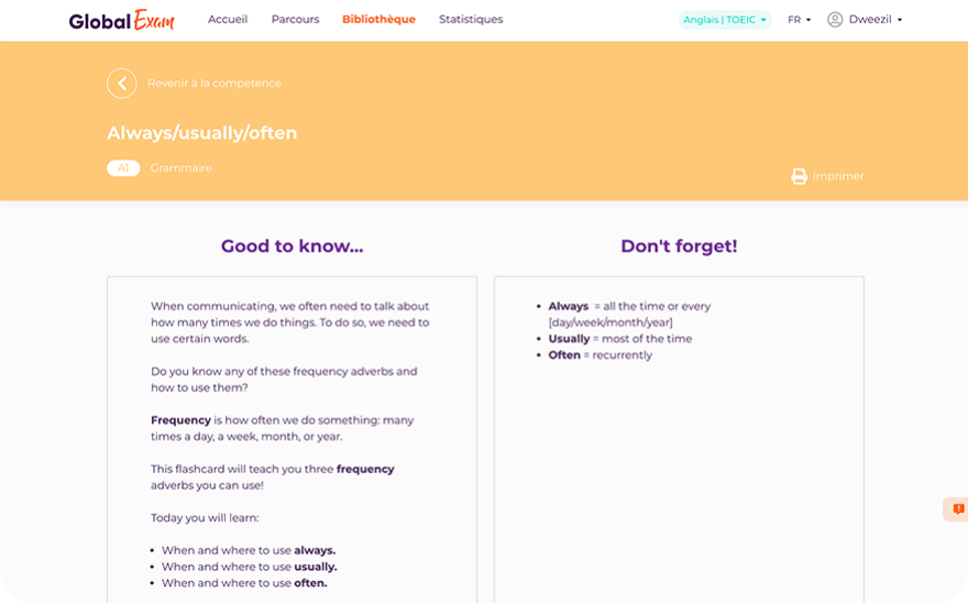 Global Exam: practice online to receive your language certification