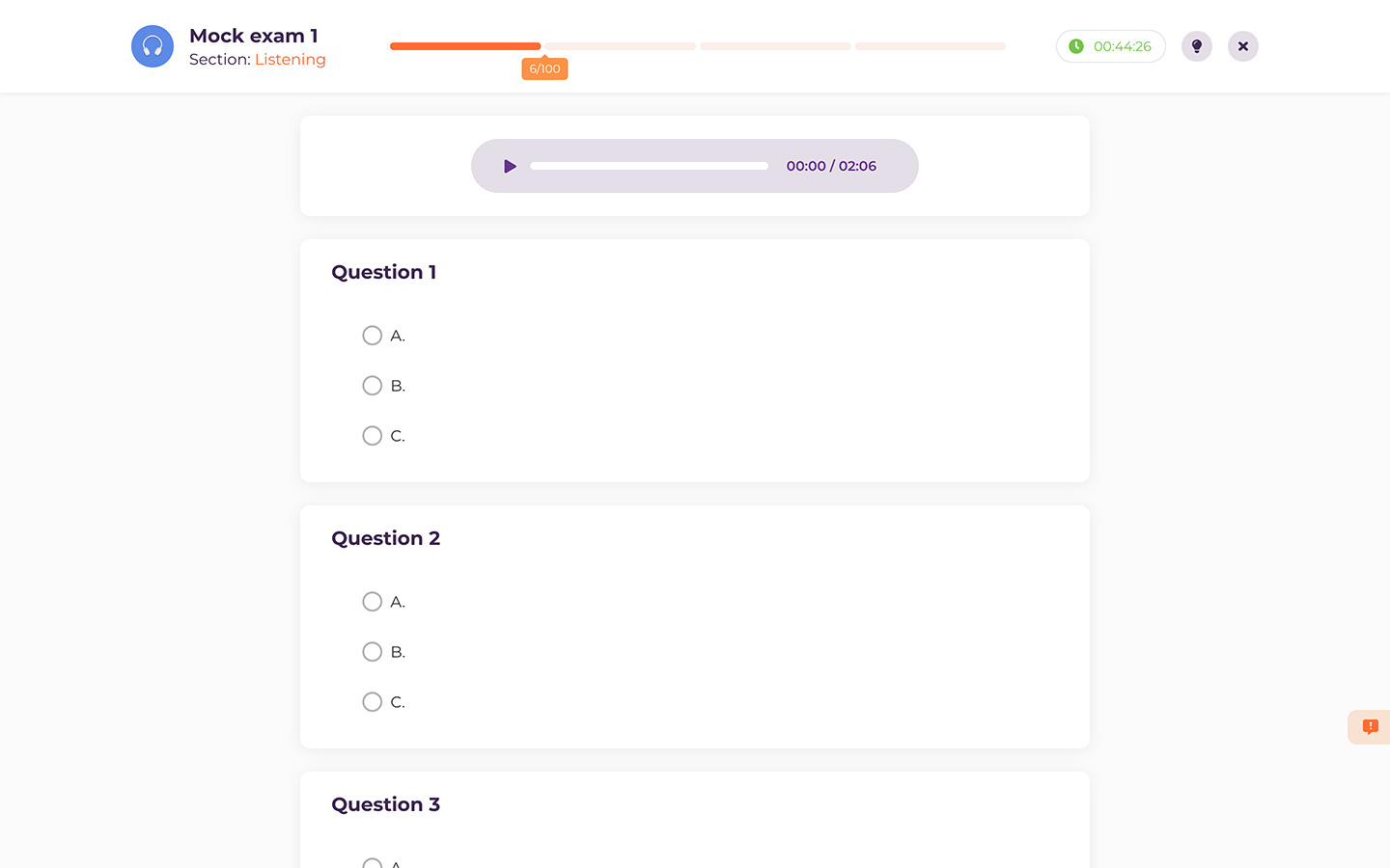 Global Exam: practice online to receive your language certification