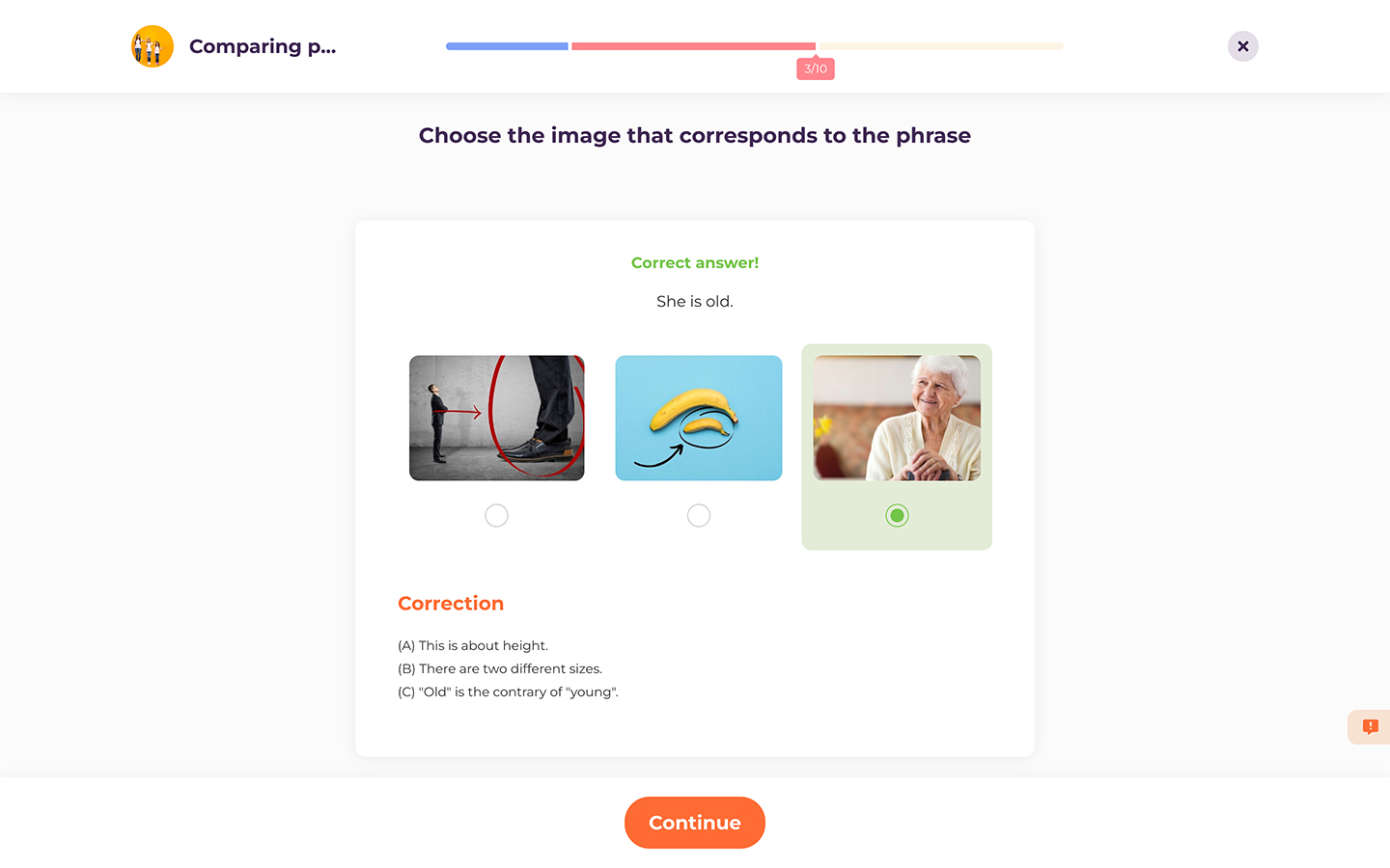 Online Language Learning With Exercises