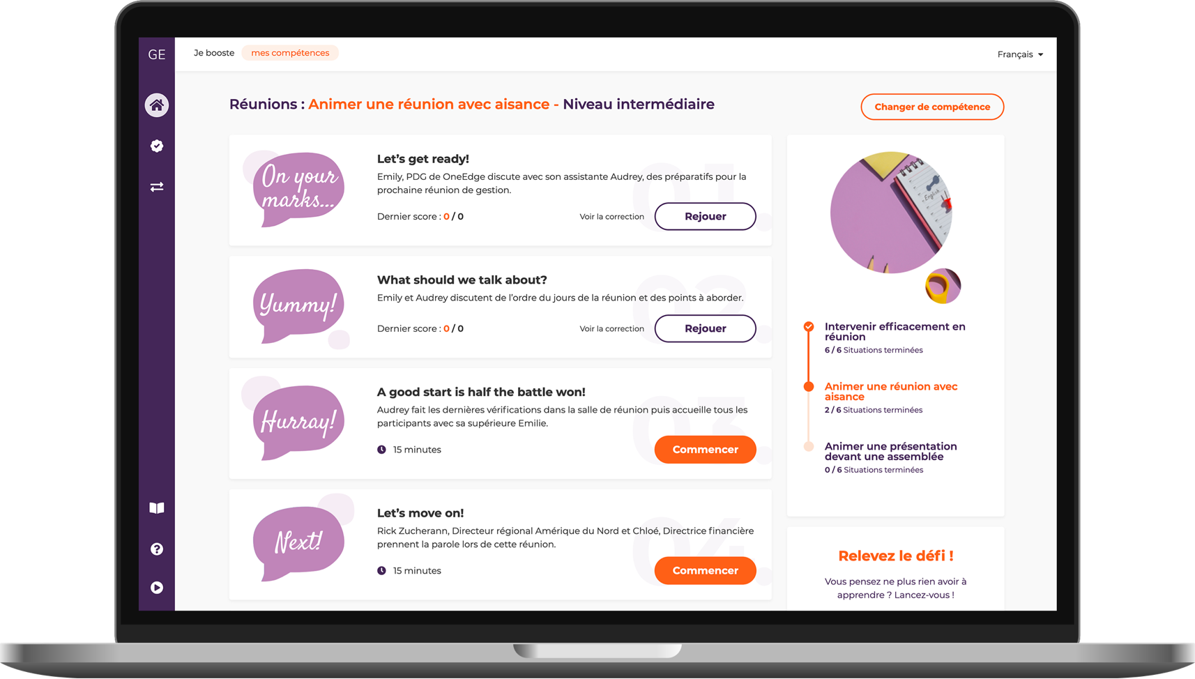 Customized study paths that are adapted to your learners' needs